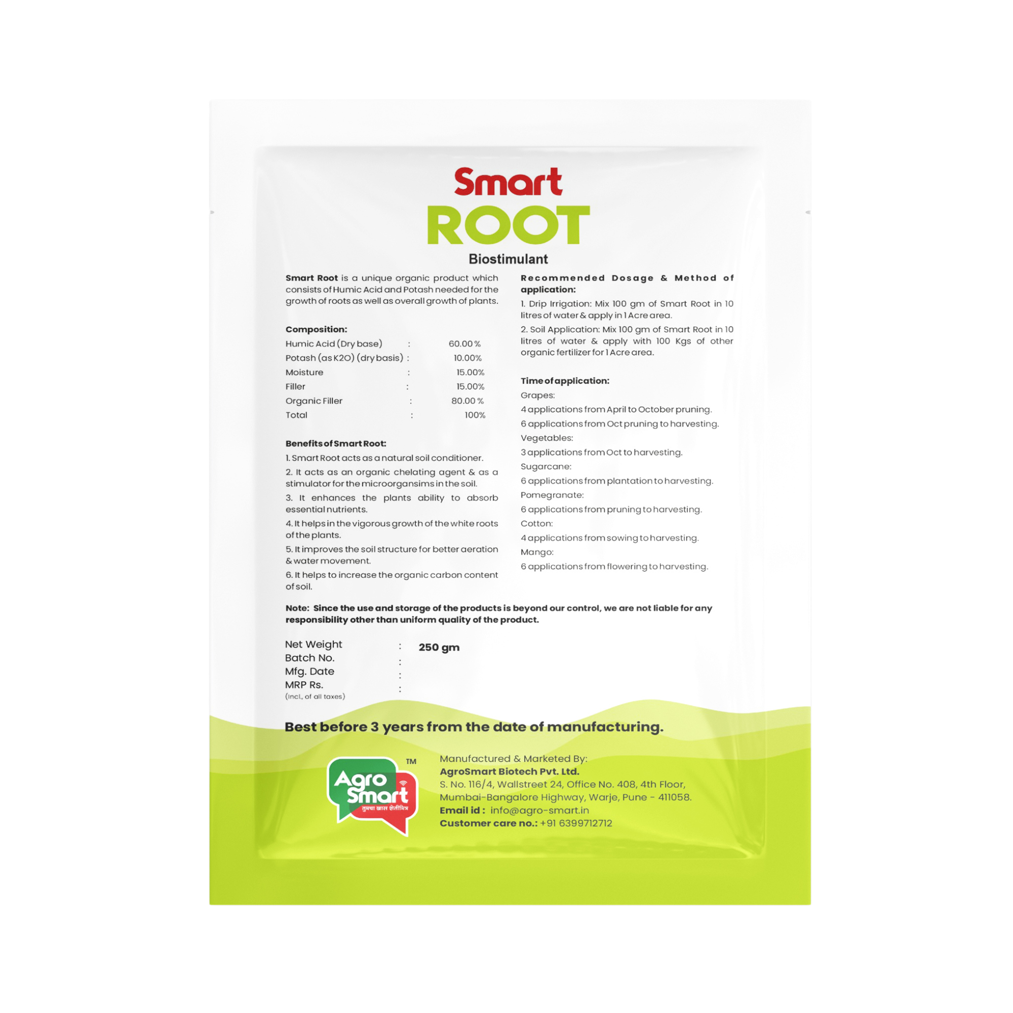 Smart Root (Biostimulant) - Agro Smart